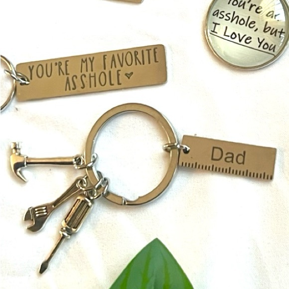 Hand Crafted | Accessories | New Dad Keychain Fathers Day Gift Dad Gift ...